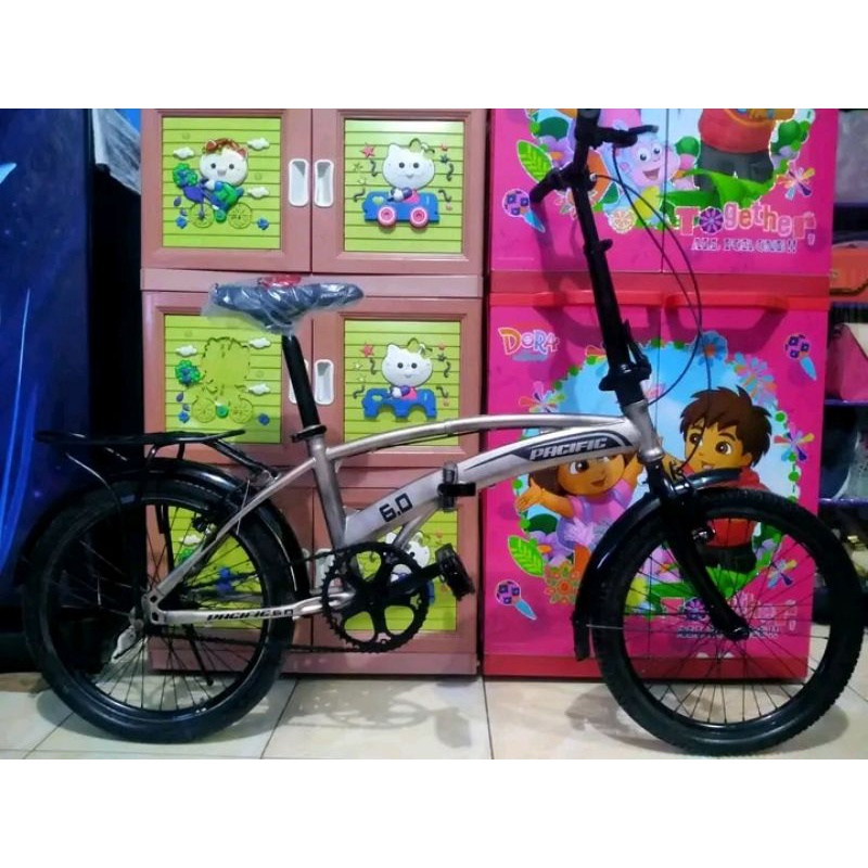 Jual SEPEDA LIPAT 20" SINGLE SPEED BEKAS KUALITAS TERBAIK | Shopee ...