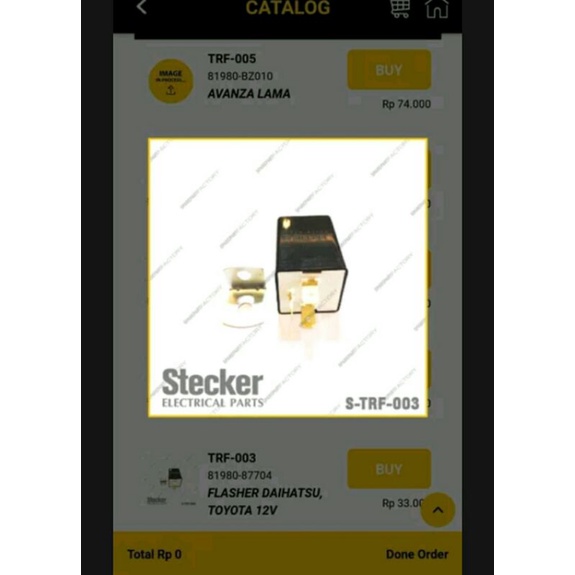 Jual Flasher sen sein 12v stecker ESPASS S91 S92 CARRY EXTRA FUTURA T120SS FEROZA TARUNA ZEBRA ...