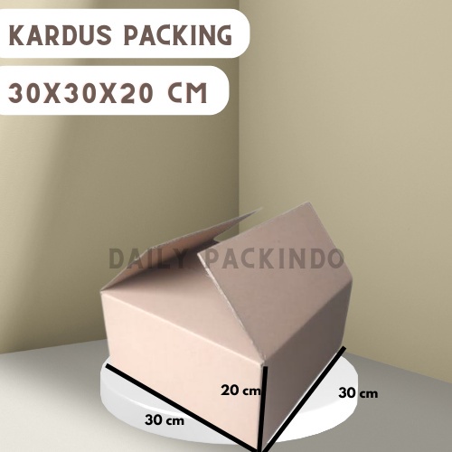 Jual Kardus/Packing/Dus/Corrugated/Box Ukuran 30X30X20 Cm B Flute ...