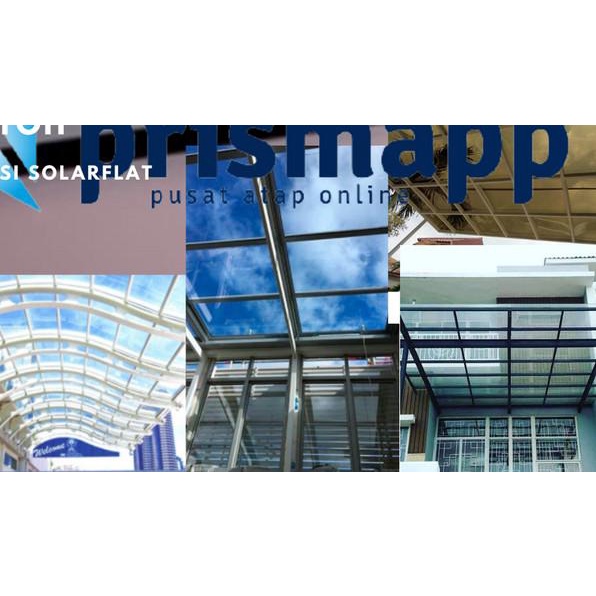 Jual Solarflat 1.2mm, Atap Solid Solartuff, Solar Flat per 50 cm ...