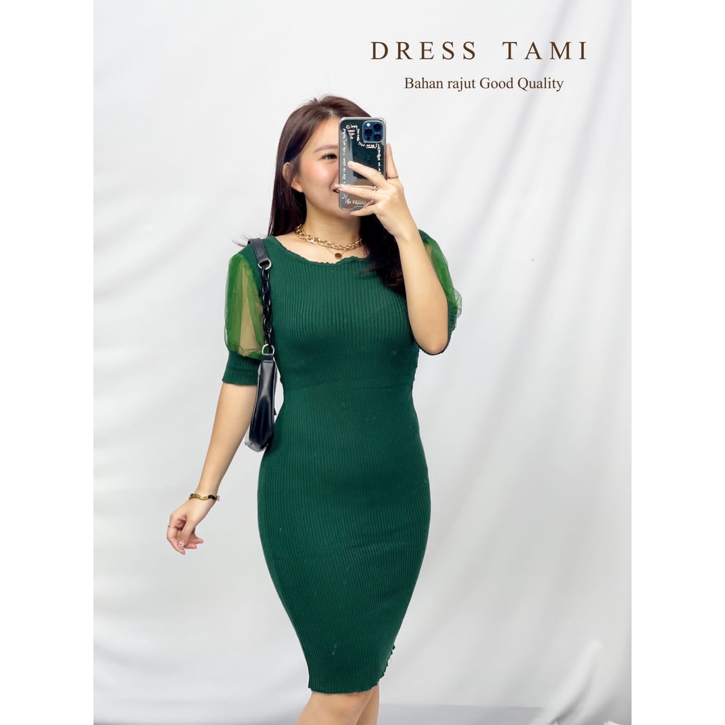 Jual Toply shop Dres rajut tami / Dres wanita rajut premium / korean ...