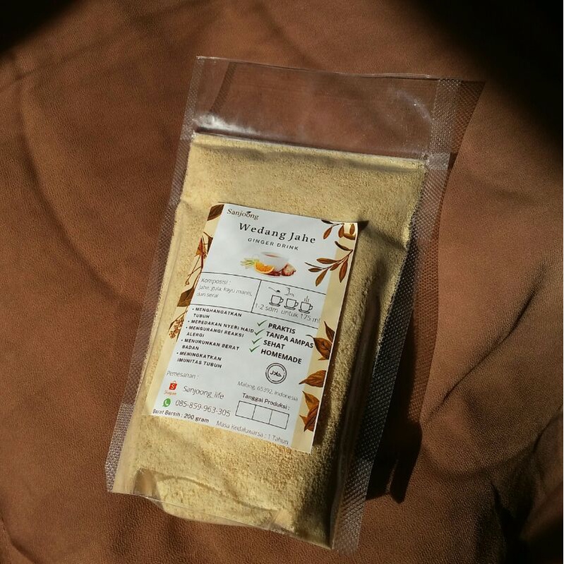 Jual Wedang Jahe 500 gram Instan Bubuk Gula Siap Seduh Tanpa Ampas ...