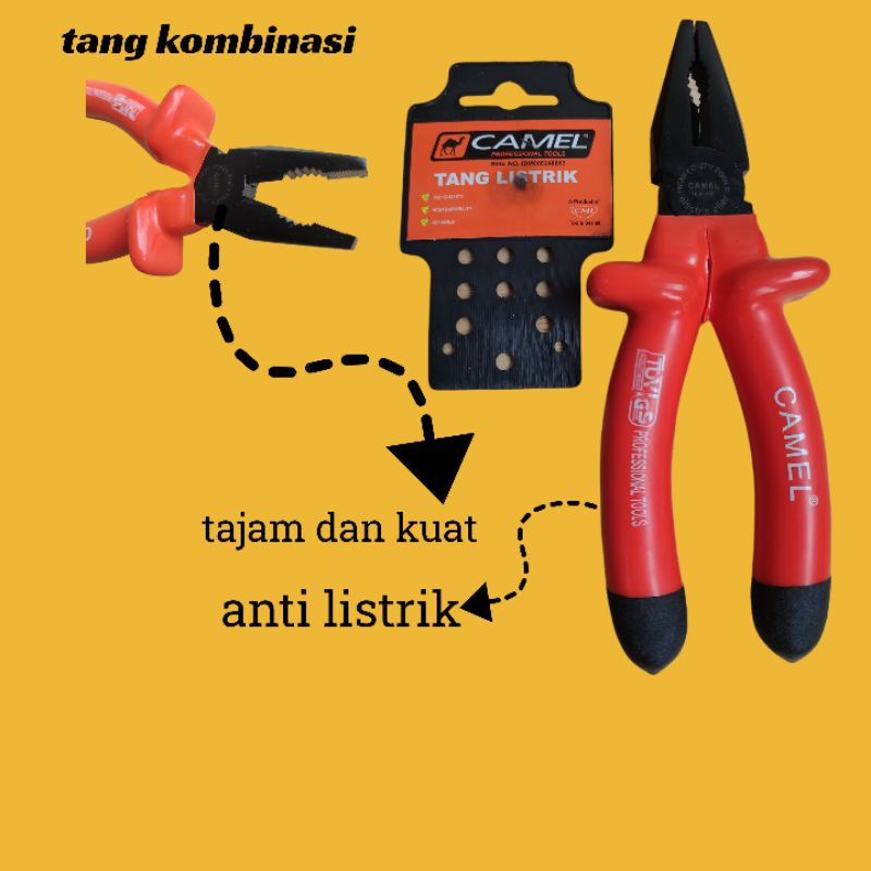 Jual TANG POTONG DAN TANG KOMBINASI MERK CAMEL | Shopee Indonesia