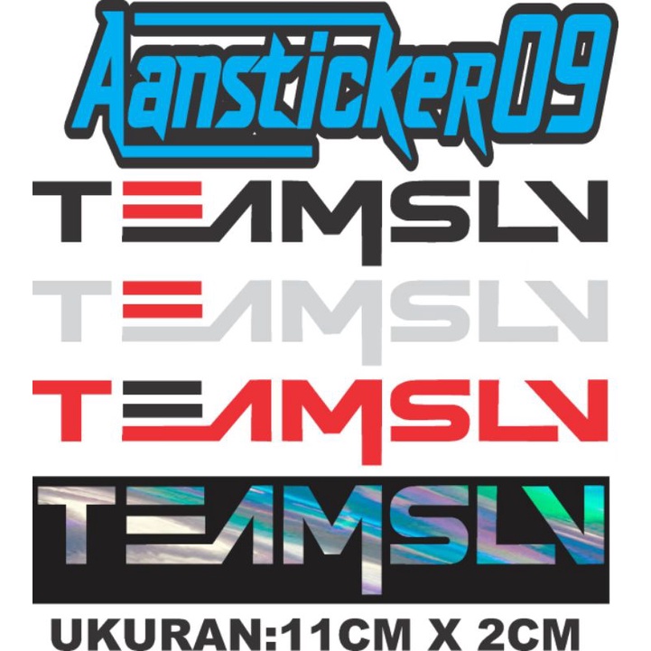 Jual stiker teamslv stiker lagi virall stiker cutting | Shopee Indonesia