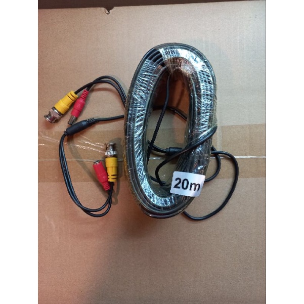 Jual KABEL JADI CCTV 10Meter -20M Warna Hitam/Putih CAMERA CCTV ...