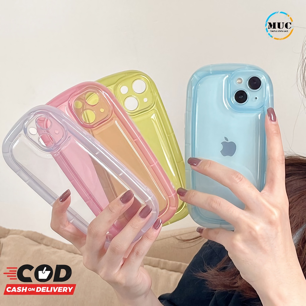 Jual [ssg] CASE PELINDUNG HANDPHONE BENTUK OVAL WARNA MACARON UNTUK ...