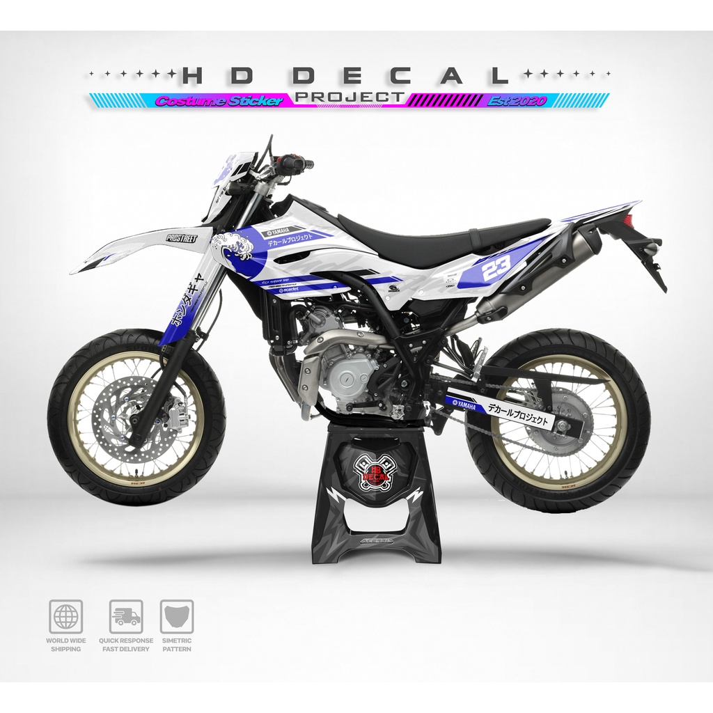 Jual decal wr 155r | yamaha wr 155r | supermoto wr | FULL BODY | DECAL ...