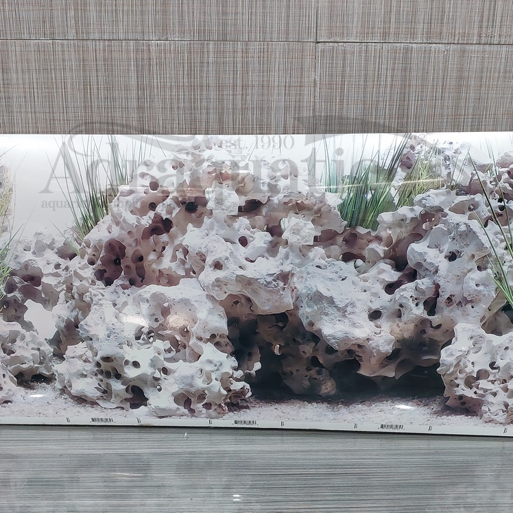 Jual WALLPAPER AQUARIUM UK 40CM MOTIF KARANG MATI BACKGROUND AQUASCAPE ...