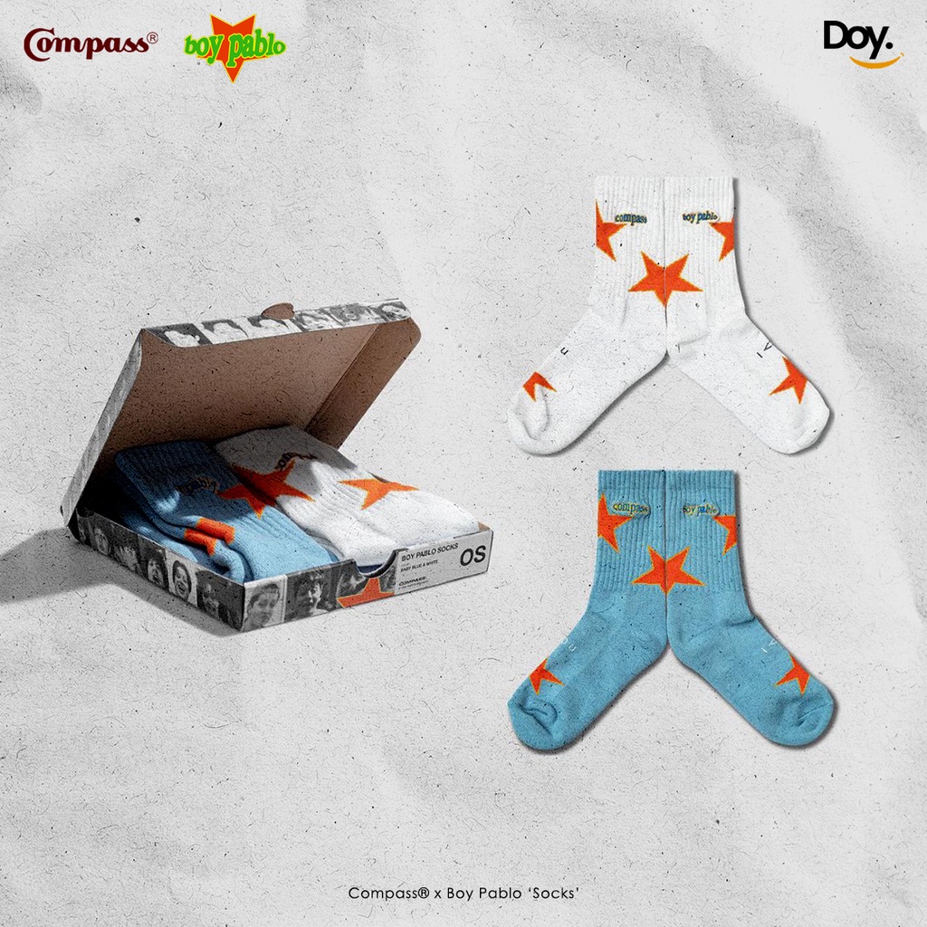 Jual Sepatu Compass x Boy Pablo - Kaos Kaki | Shopee Indonesia