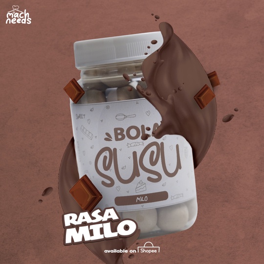 Jual (Machneeds) Bolasusu varian Milo | Shopee Indonesia