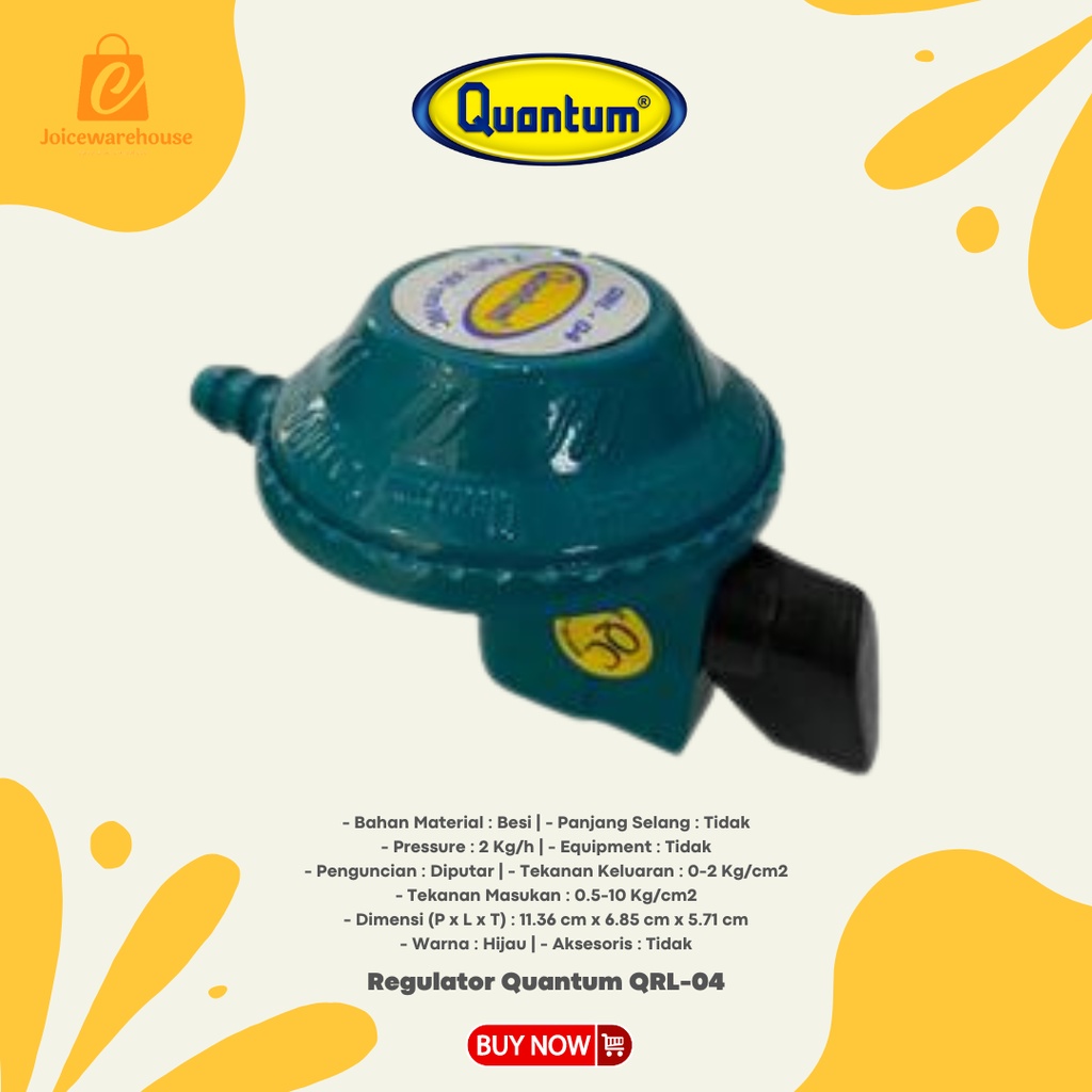Jual REGULATOR QUANTUM QRL 23 / REGULATOR QUANTUM DOUBLE LOCK QRL26 ...