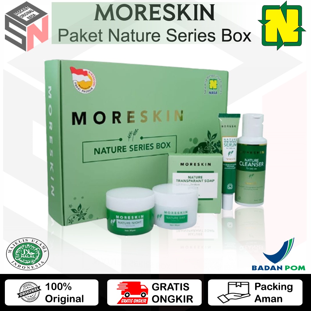 Jual Paket Moreskin Nature Asli Original NASA / Stockist Original Nasa ...