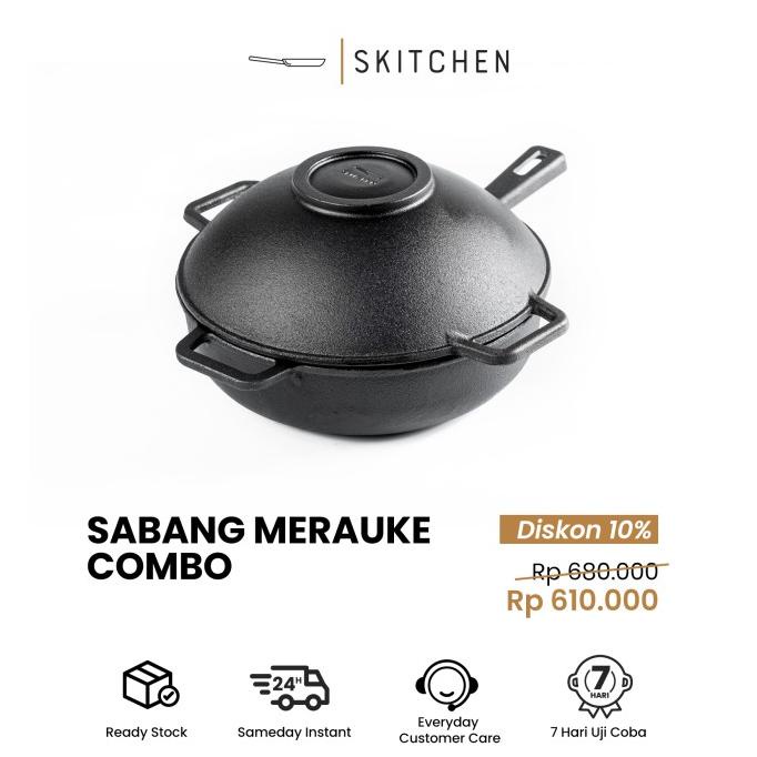 Jual Sabang Merauke Combo by SKITCHEN/Besi Cor Cast Iron Kitchenware ...