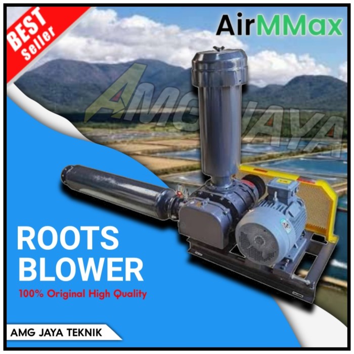 Jual Root Blower AirMMax AML T50 3HP 2,2Kw 2Inchi Original High Quality | Shopee Indonesia