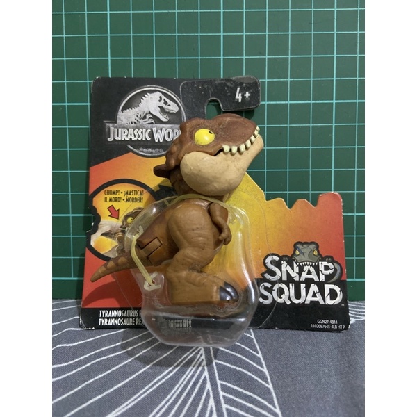 Jual Snap Squad Jurassic World Tyrannosaurus Rex Wave 1 Mattel | Shopee ...