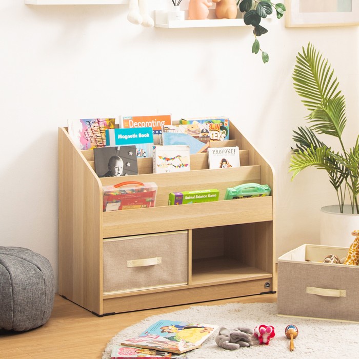Jual Dekoruma Rak Buku Anak Bahan Kayu Kids Bookshelf - Casami Su ...