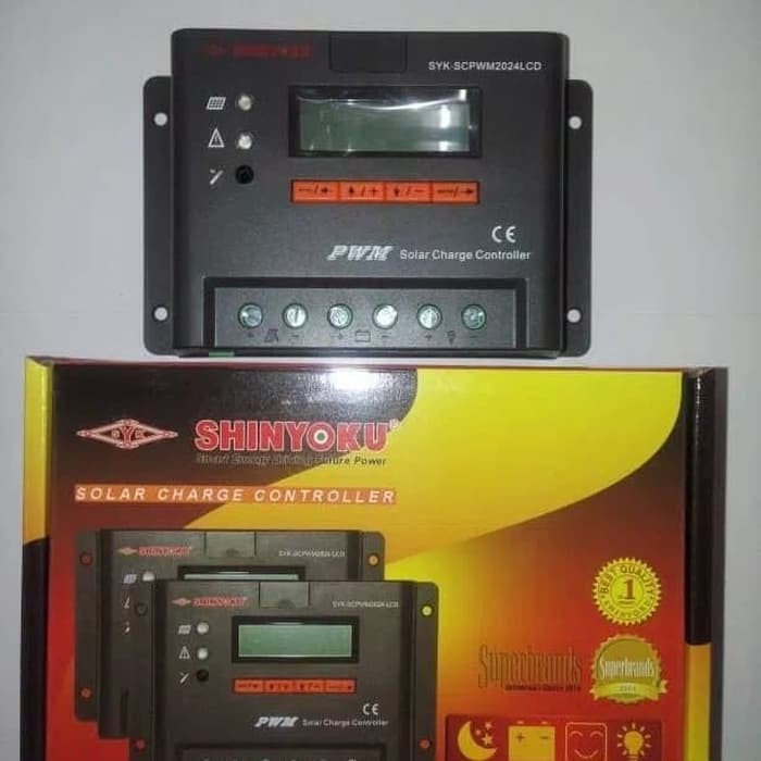 Jual Sun Shinyoku Solar Charge Controller 12V/24V 20A/Kontroler Solar ...
