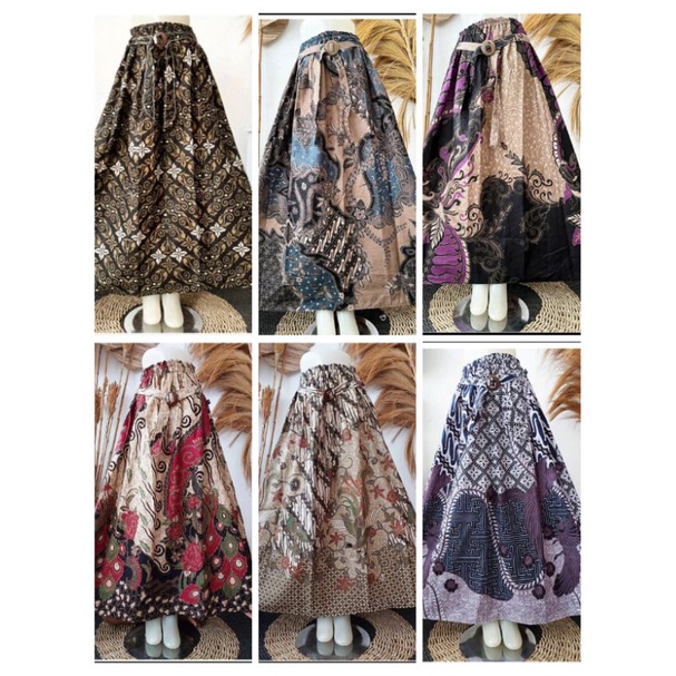 Jual ROK BATIK KLOK MODEL PAYUNG MODERN KATUN PREMIUM TERKINI MURAH ...