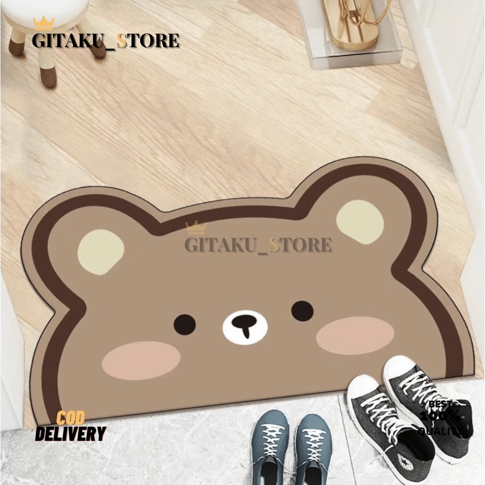 Jual Keset Kamar Mandi Motif Lucu/ Keset Kaki Menyerap Air Anti Slip ...