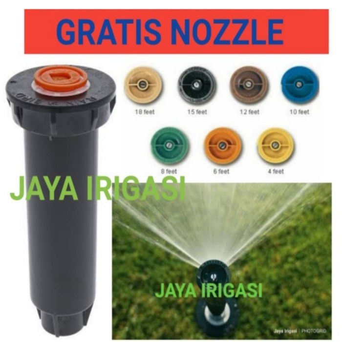 Jual Sprink Sprinkler Pop Up 1804 Sam + Van Nozzle Rainbird Usa ...