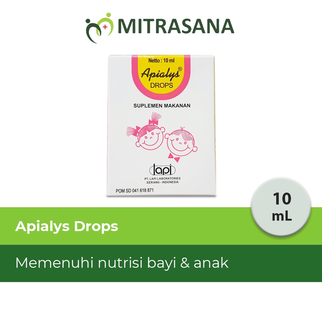 Jual Apialys Drops 10 ml - Penuhi Kebutuhan Vitamin Pada Anak | Shopee ...