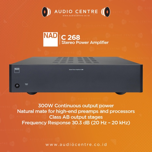 Jual NAD C268 Stereo Power Amplifier / nad c 268 power amplifier | Shopee Indonesia