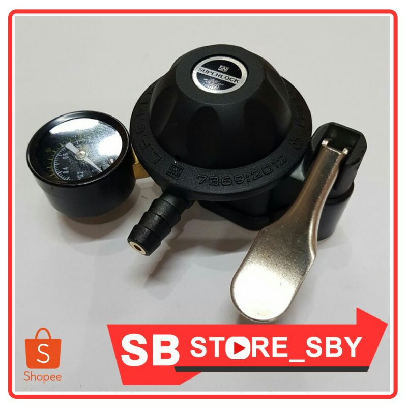 Jual REGULATOR SUPERLOCK GASCOMP / REGULATOR LPG GAS GRS 01 | Shopee ...