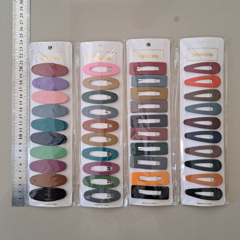 Jual Jepit Tiptop Dewasa Matte Nilon Per Lembar 10pcs Wlg Grosir ...