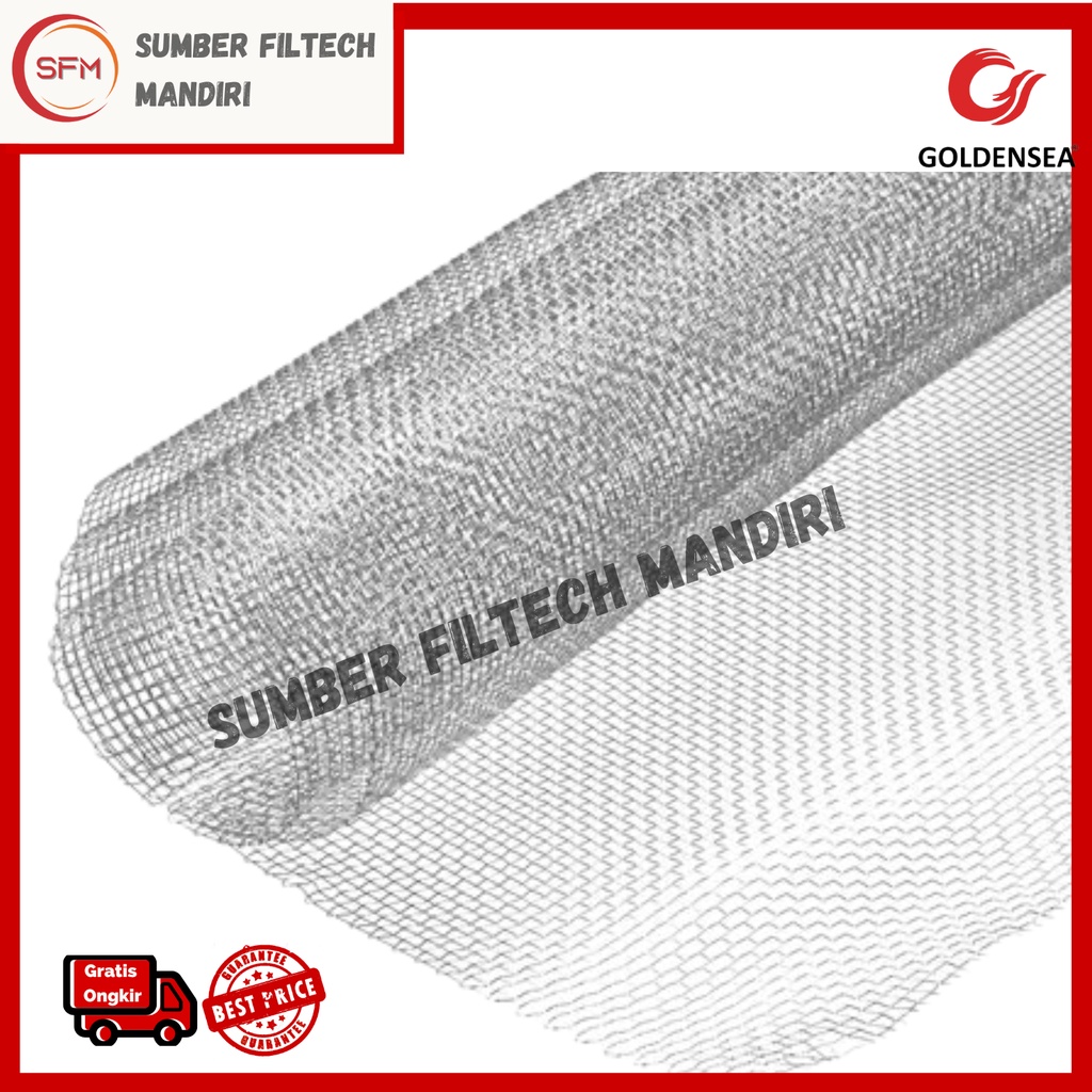 Jual Goldensea Wire Mesh Saringan SS 201 #4, 6, 8 Stainless Steel ...