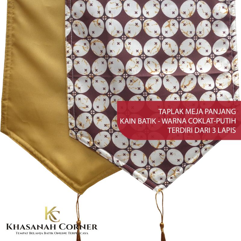 Jual Taplak Meja Panjang 214x27 cm Runner Table Cloth Cover Persegi ...