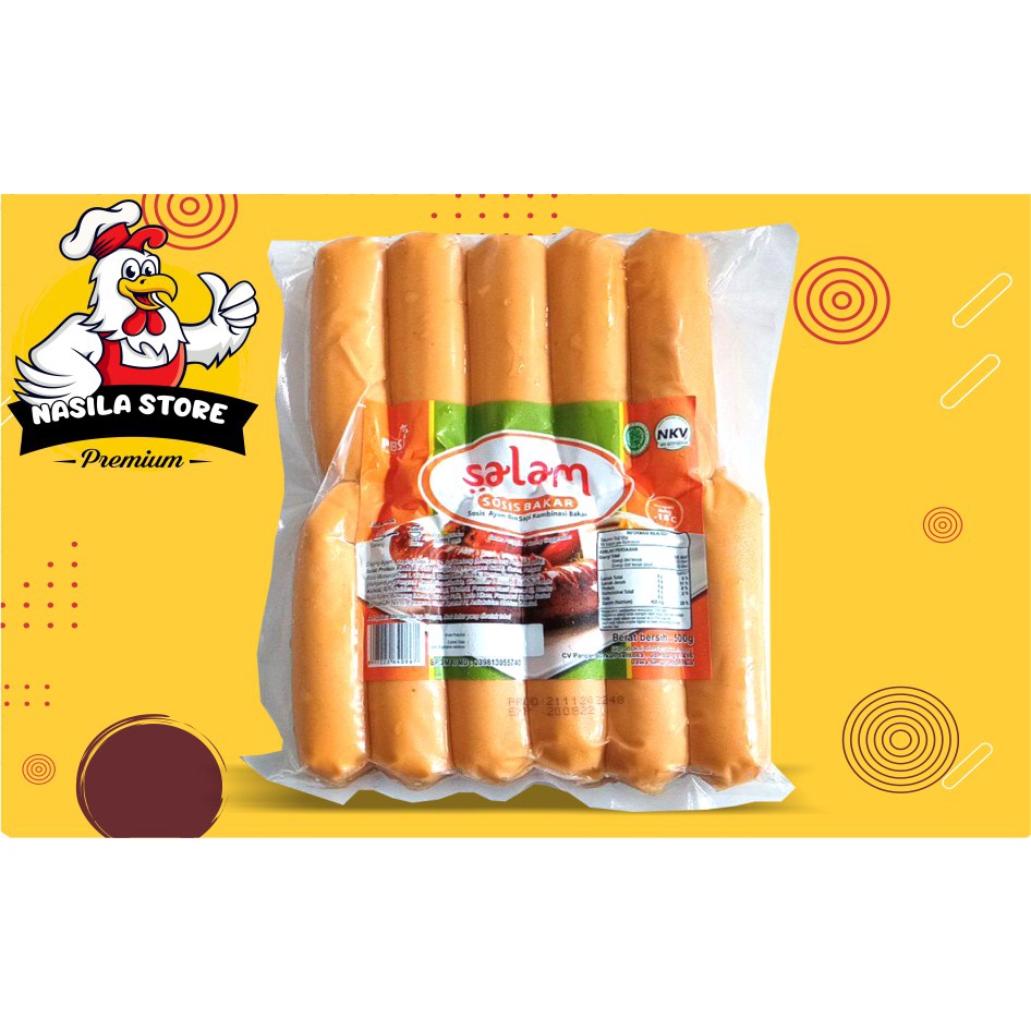 Jual Sosis salam bakar mini 500gr | Shopee Indonesia