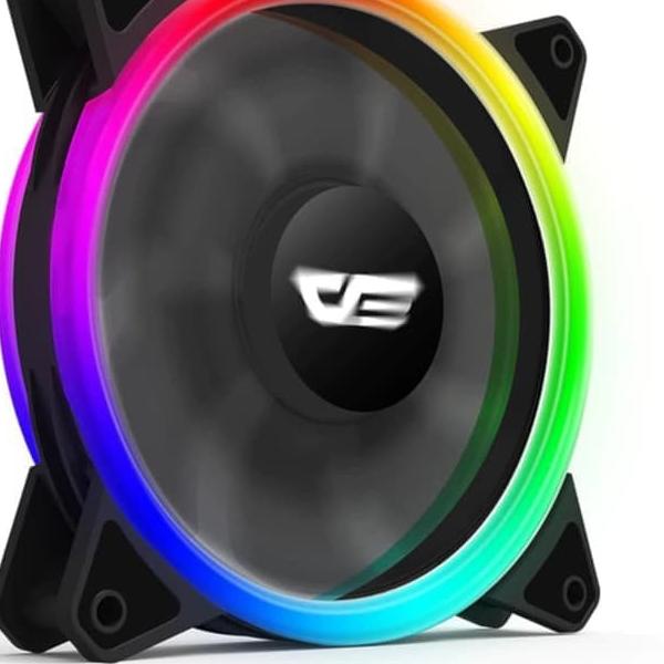 Jual AIGO DR12 PRO RGB Double Ring Fan | Shopee Indonesia