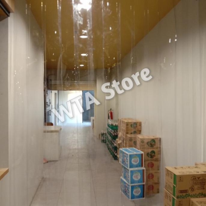 Jual TIRAI PVC STRIP CURTAIN TIRAI PLASTIK CURTAIN Lengkap BRACKET ...