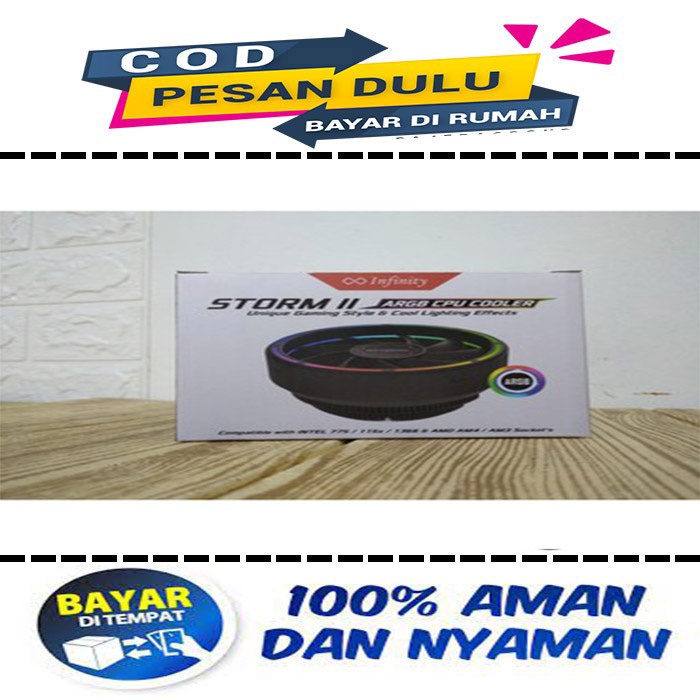 Jual CPU Cooler Infinity Storm II RGB Untuk Cooling PC Gaming | Shopee ...