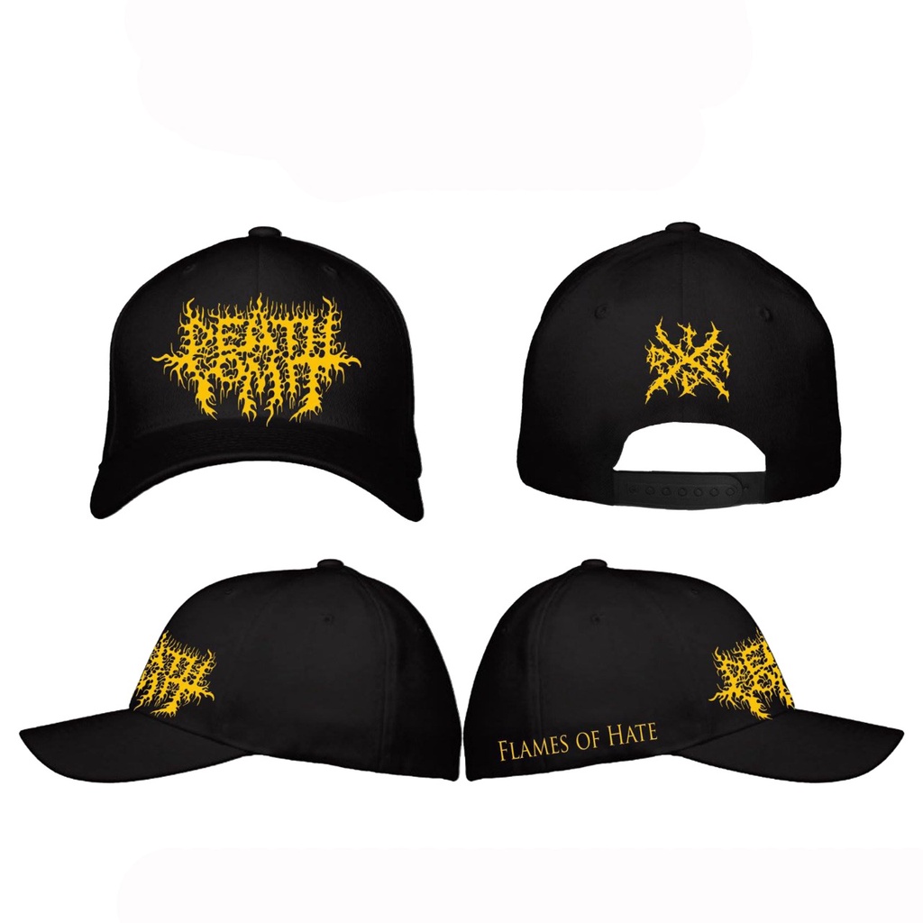 Jual ORIGINAL Baseball Caps DEATH VOMIT - Flames Of Hate ( Gold ...