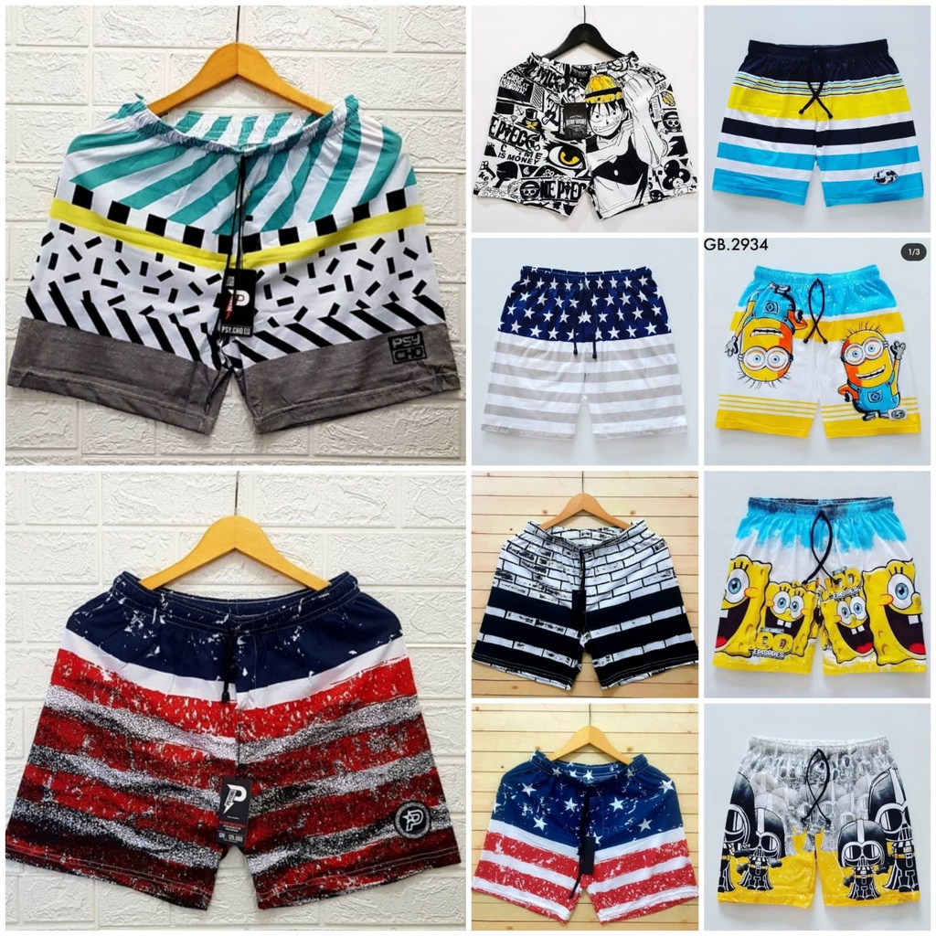 Jual BEST SELLER 1 - BOXER PRIA WANITA| CELANA DALAM PENDEK KOLOR BOXSER PANTAI BAHAN KATUN ...