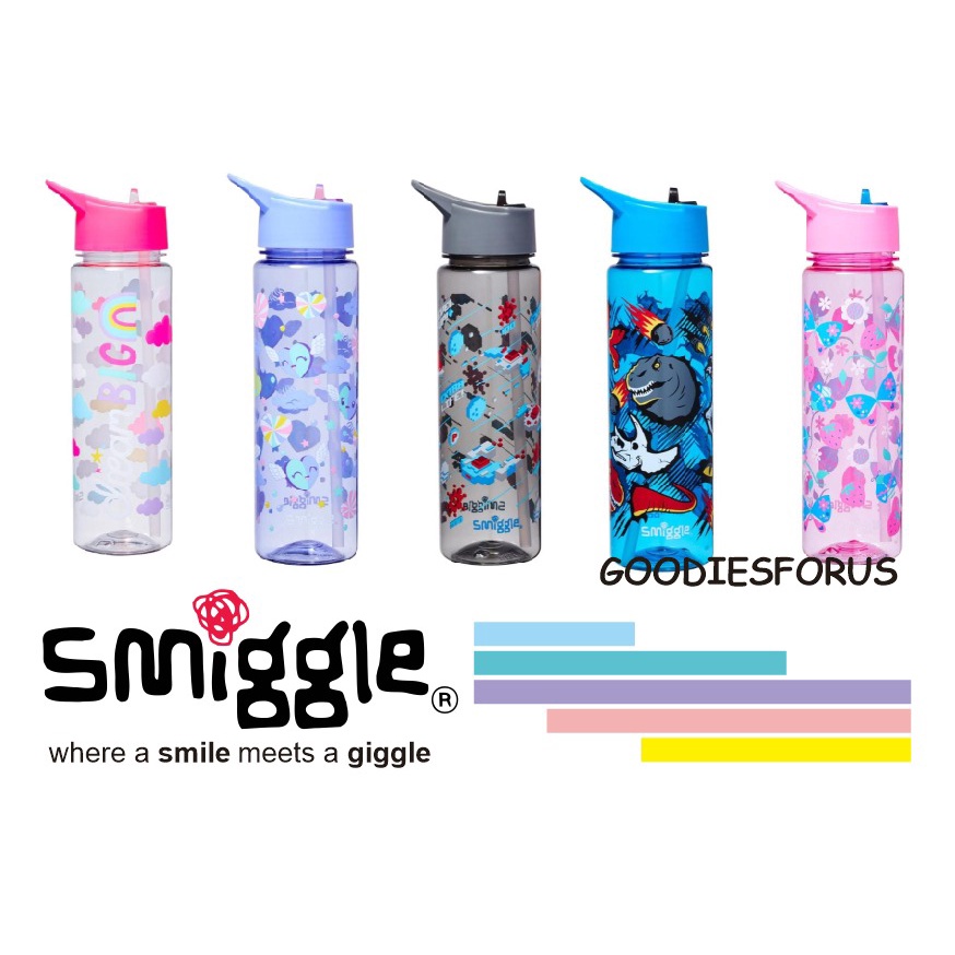 Jual Smiggle Peppy Plastic Spout Drink Bottle 750Ml/Botol Minum Smiggle ...