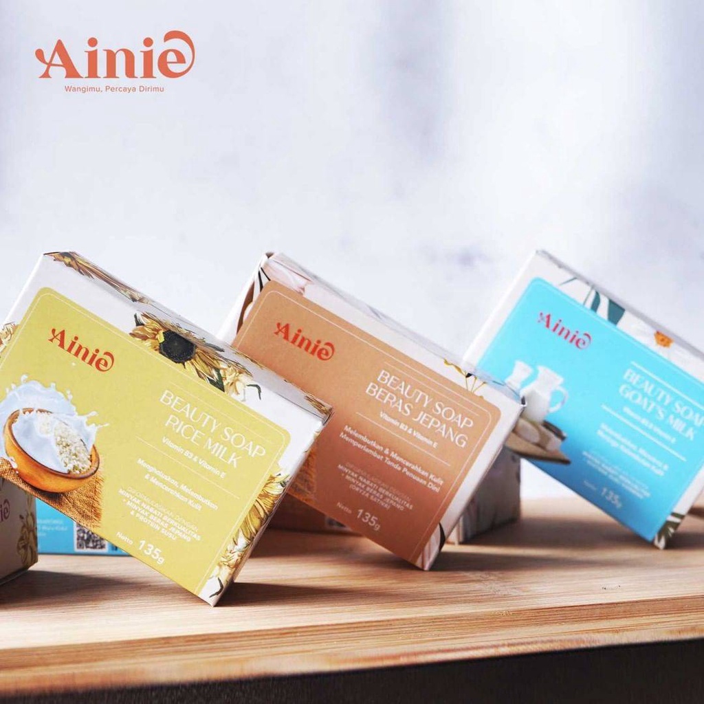 Jual ⭐BAGUS⭐ AINIE Beauty Soap Goat's Milk | Beras Jepang | Rice Milk ...