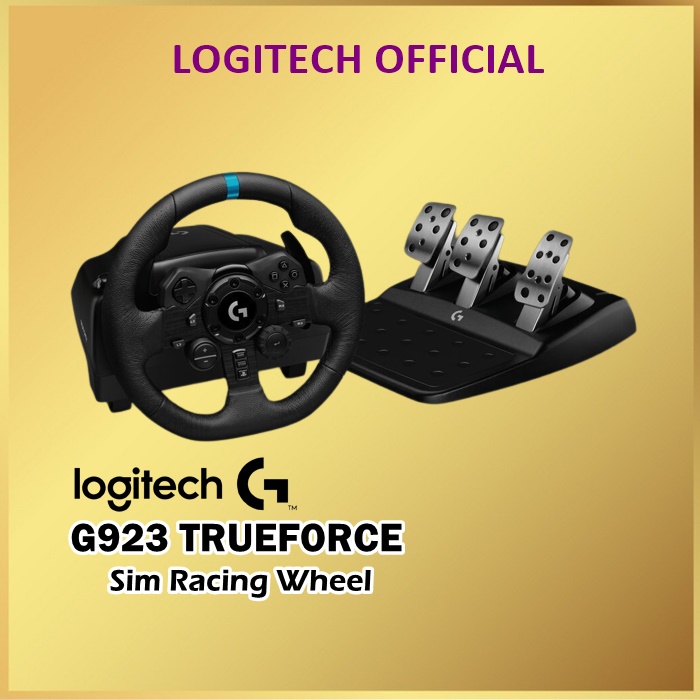 Jual Logitech G923 TRUEFORCE Sim Racing Wheel for Playstation & PC G ...