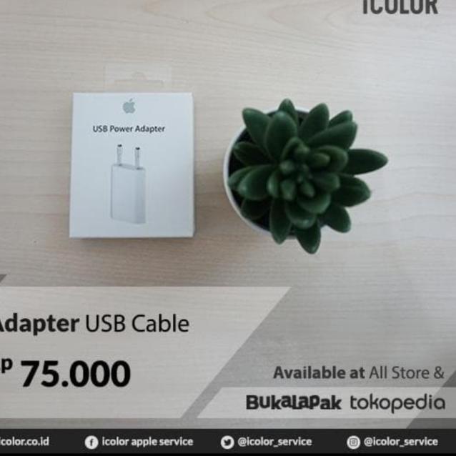 Jual power adapter iphone original | Shopee Indonesia