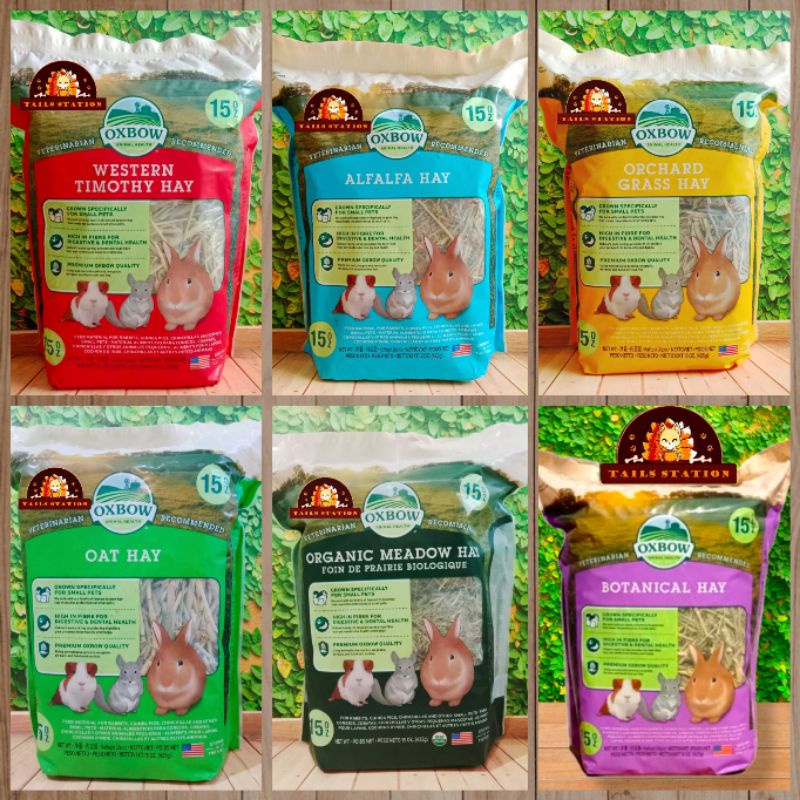 Jual Oxbow Timothy Alfalfa Orchard Oat Botanical Meadow Hay 425gr 14oz Rumput Kelinci | Shopee ...