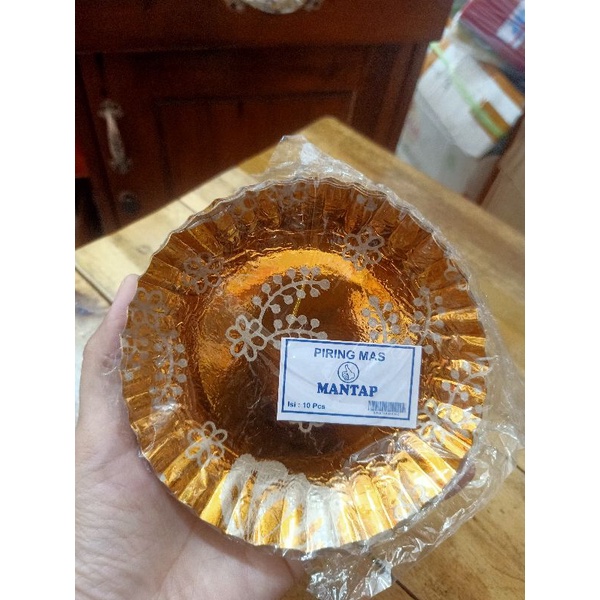 Jual piring mas piring kertas jajanan pasar pesta ulang tahun isi 10pcs ...