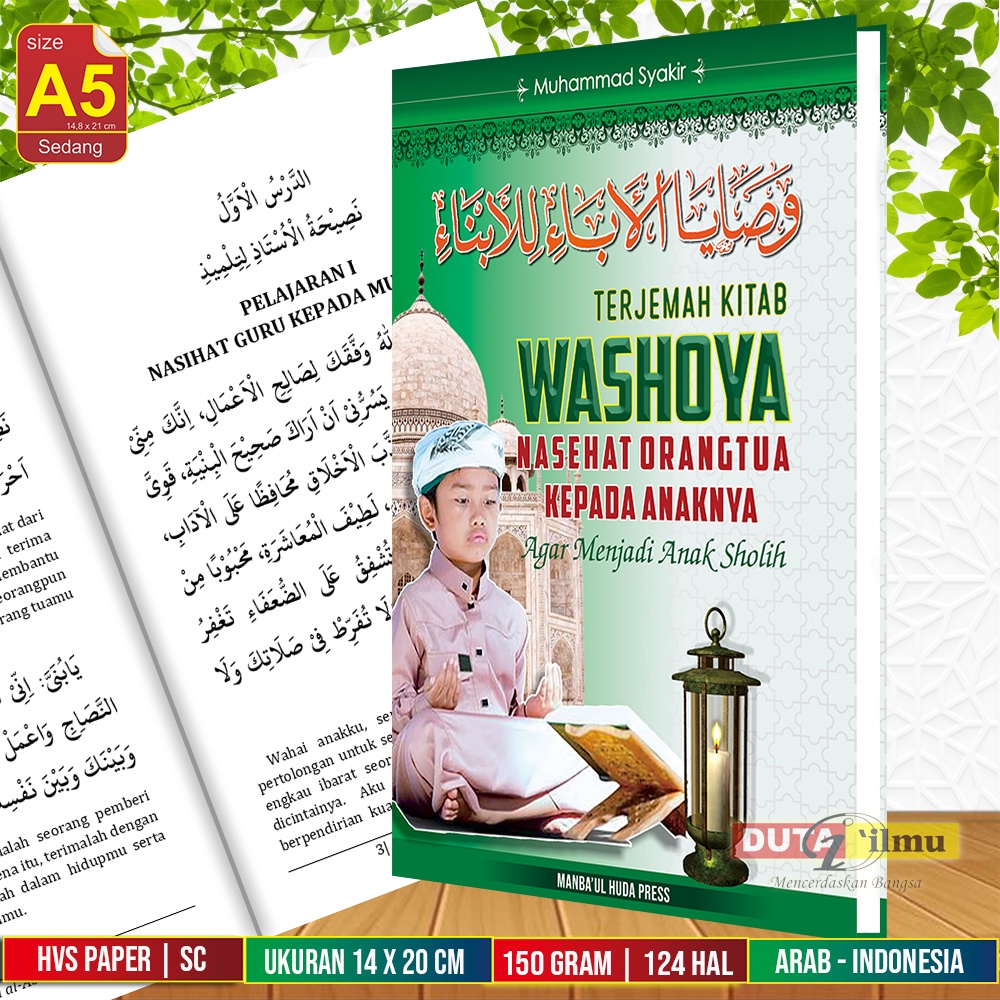 Jual Terjemah Lengkap Kitab WASHOYA AL ABA' LIL ABNA' | Teks Arab - Indonesia | Shopee Indonesia