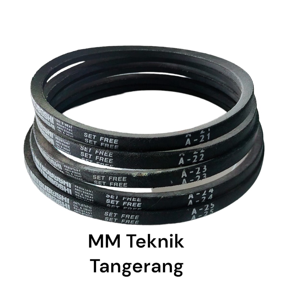 Jual Vanbelt A21 A22 A23 A24 A25 Tali Ban Kipas Bando Mitsuboshi Vpower Van Fan Belt A 21 22 23 ...