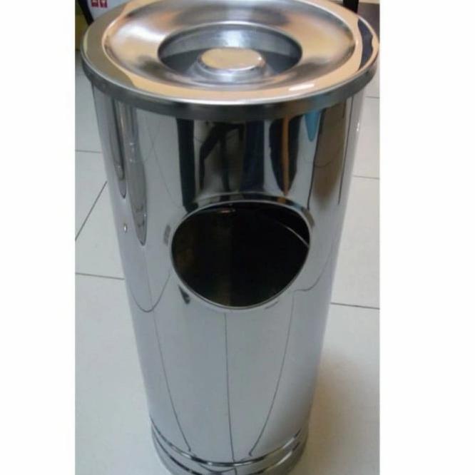 Jual tempat/tong sampah asbak standing ashtray ukuran 24x60cm terbaru ...
