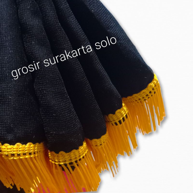 Jual Sampur Gandrung Hitam / sampur Tari / selendang tari anak | Shopee ...