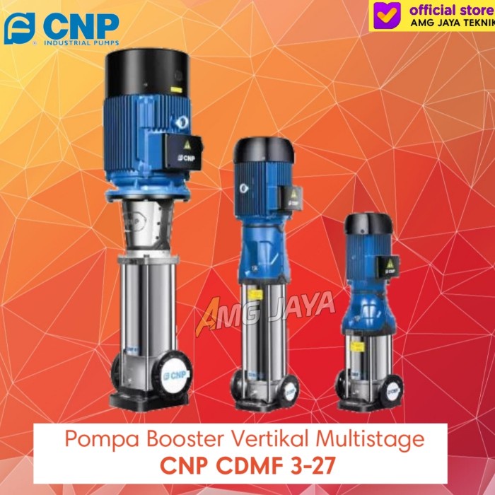 Jual Pompa Booster Air Vertikal CNP CDMF 3-27 3Kw 4Hp Hydrant Jockey ...