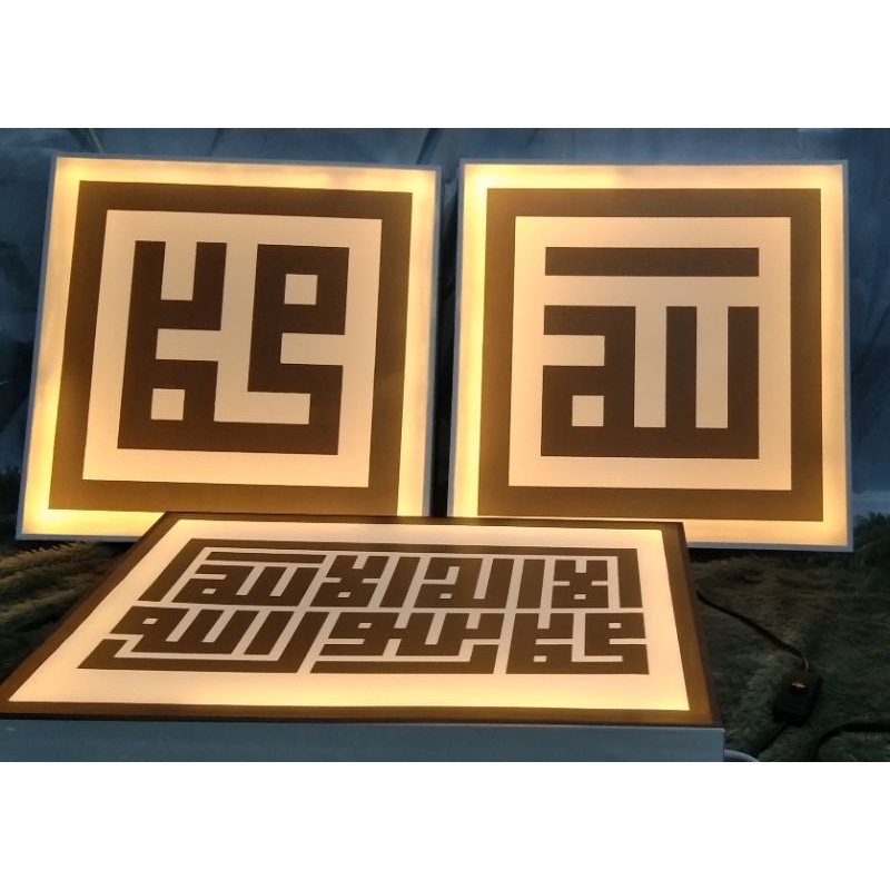 Jual PICT BOX LAMPU FOTO DINDING BESAR 40x40cm | Shopee Indonesia