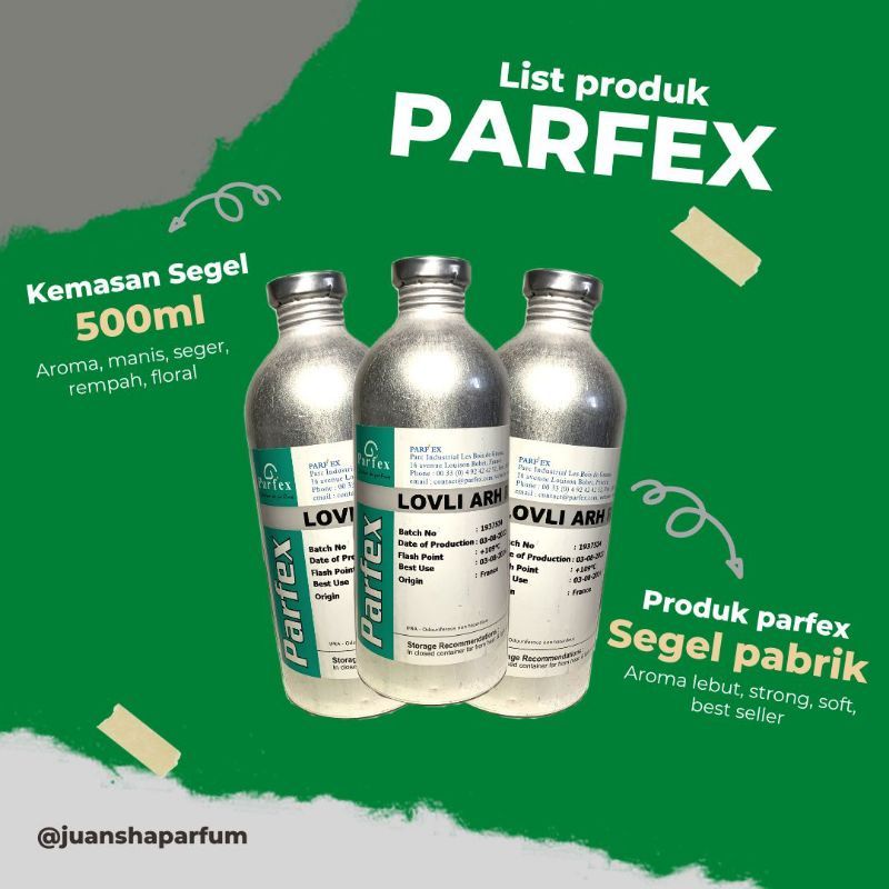 Jual PARFEX KEMASAN 500MILI SEGEL (LIST 2) | Shopee Indonesia