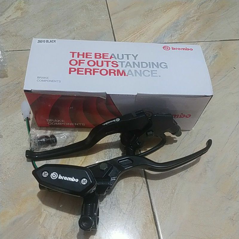 Jual master rem brcmbo set kanan kiri model rcb oval universal+switch ...